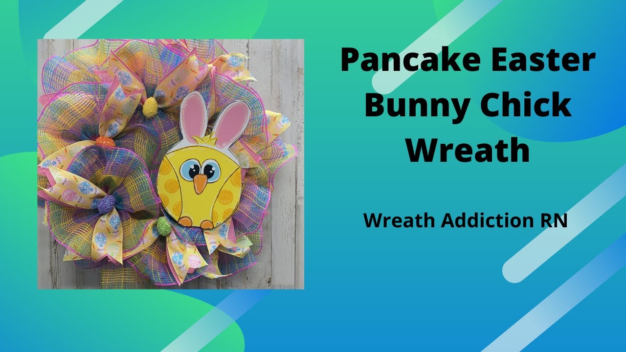 Easter Chic Pancake Wreath - YouTube