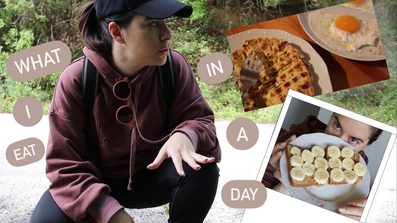 VLOG - ( ρεαλιστικό ) WHAT I EAT IN A DAY - διατροφή & γυμναστική - YouTube