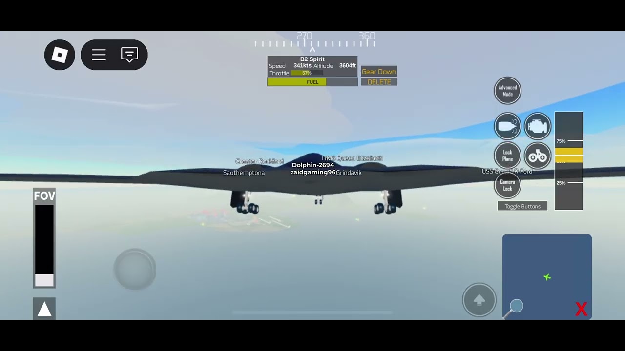 B2 flight in Ptfs! - YouTube