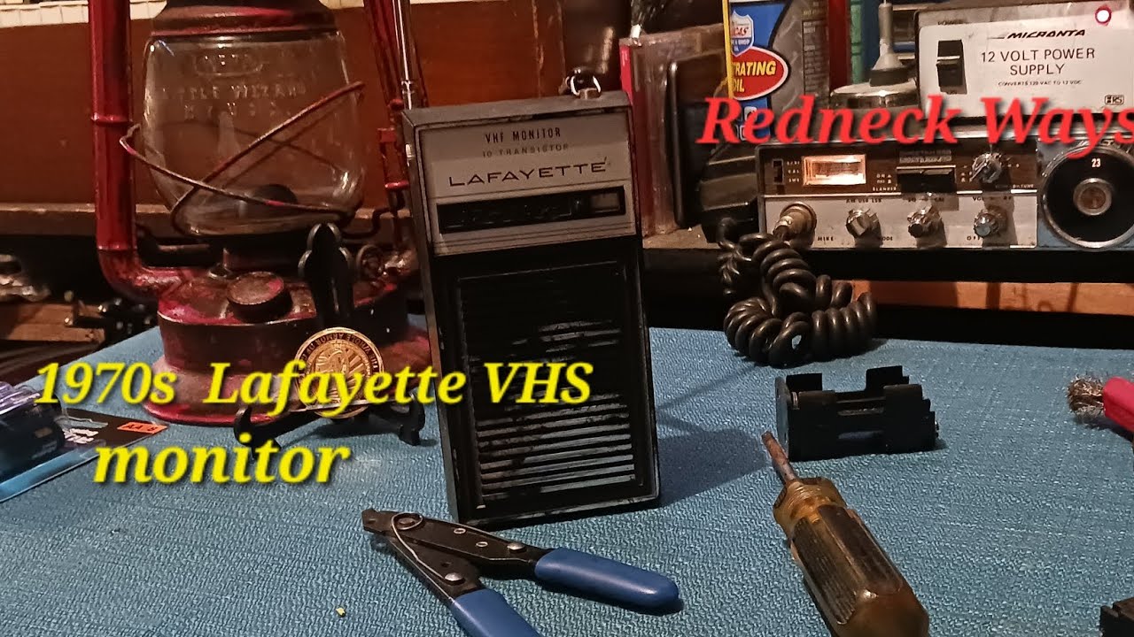 1970 Lafayette VHS 11 meters monitor [Redneck Ways] - YouTube