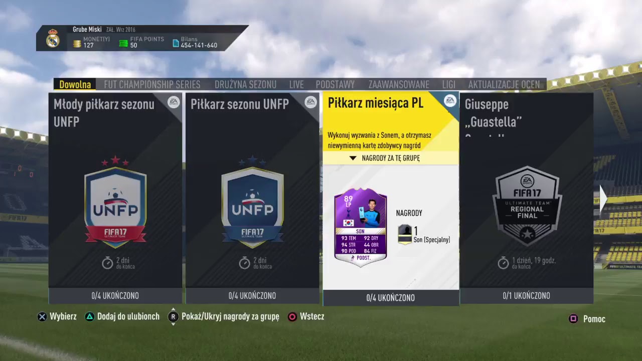 Sbc Potm Son Fifa 17 Youtube