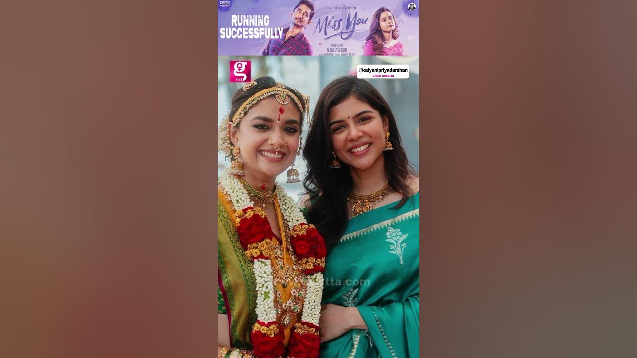 keerthy Suresh 💕கல்யாணத்துக்கு தேவதை மாதிரி வந்த Kalyani Priyadarshan😍Keerthy suresh wedding ...