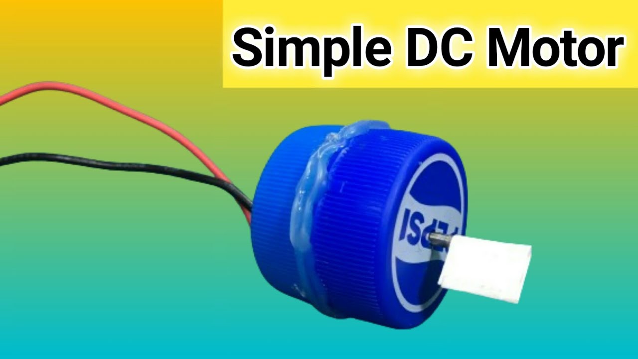 how to make dc motor at home | make dc motor using bottle cap - YouTube