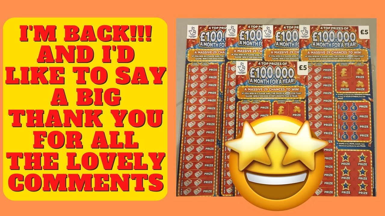 New £5 Lottery Scratch Cards. £25 of £100k a month for a year scratch ...