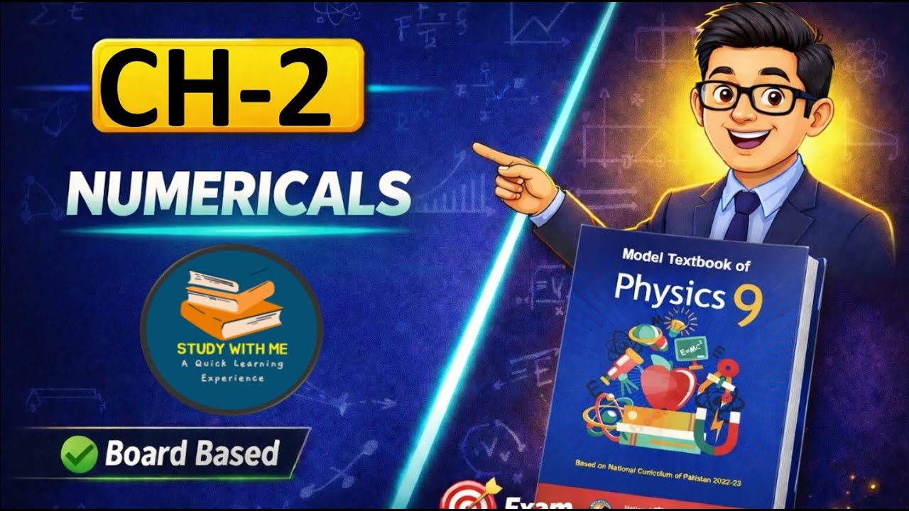 Class 9 physics chapter 2 numericals | Physics class 9 chapter 2 ...