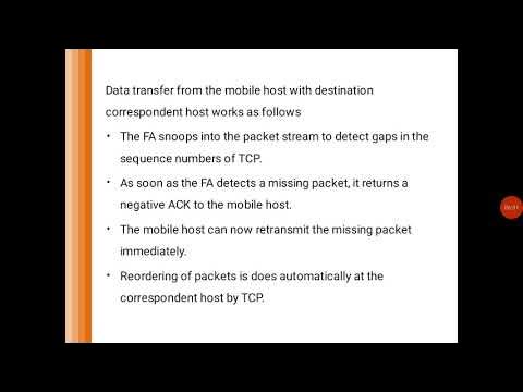 CS 364 Mobile Computing || Snooping TCP || Module 4 - YouTube