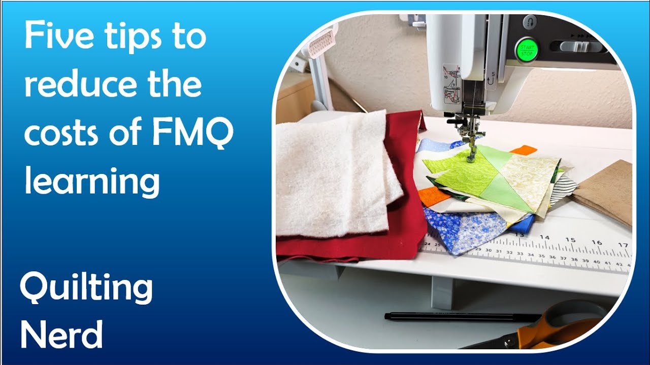 Learning the free motion quilting on a budget – five tips to learn FMQ ...