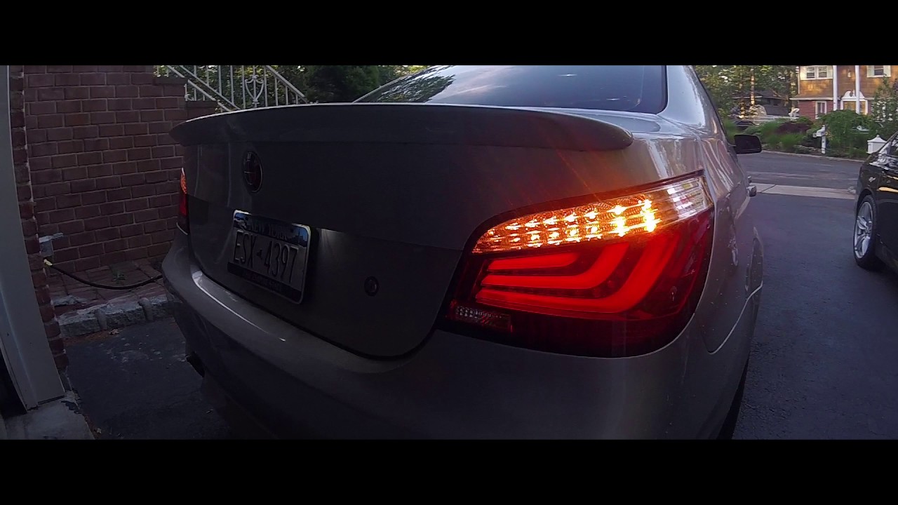 BMW E60 3D LED LCI Taillight - DAY/NIGHT - YouTube