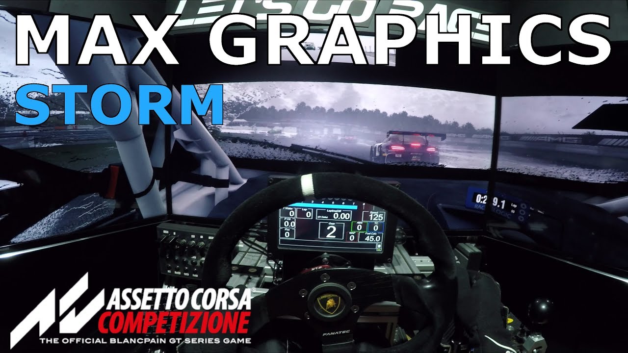 Assetto Corsa Competizione by STORM | MAX GRAPHICS Triple Screen - GTX ...