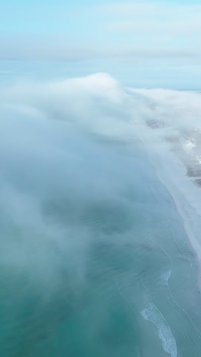 Sea Fog in Crystal Beach #timelapse #beach #sea - YouTube
