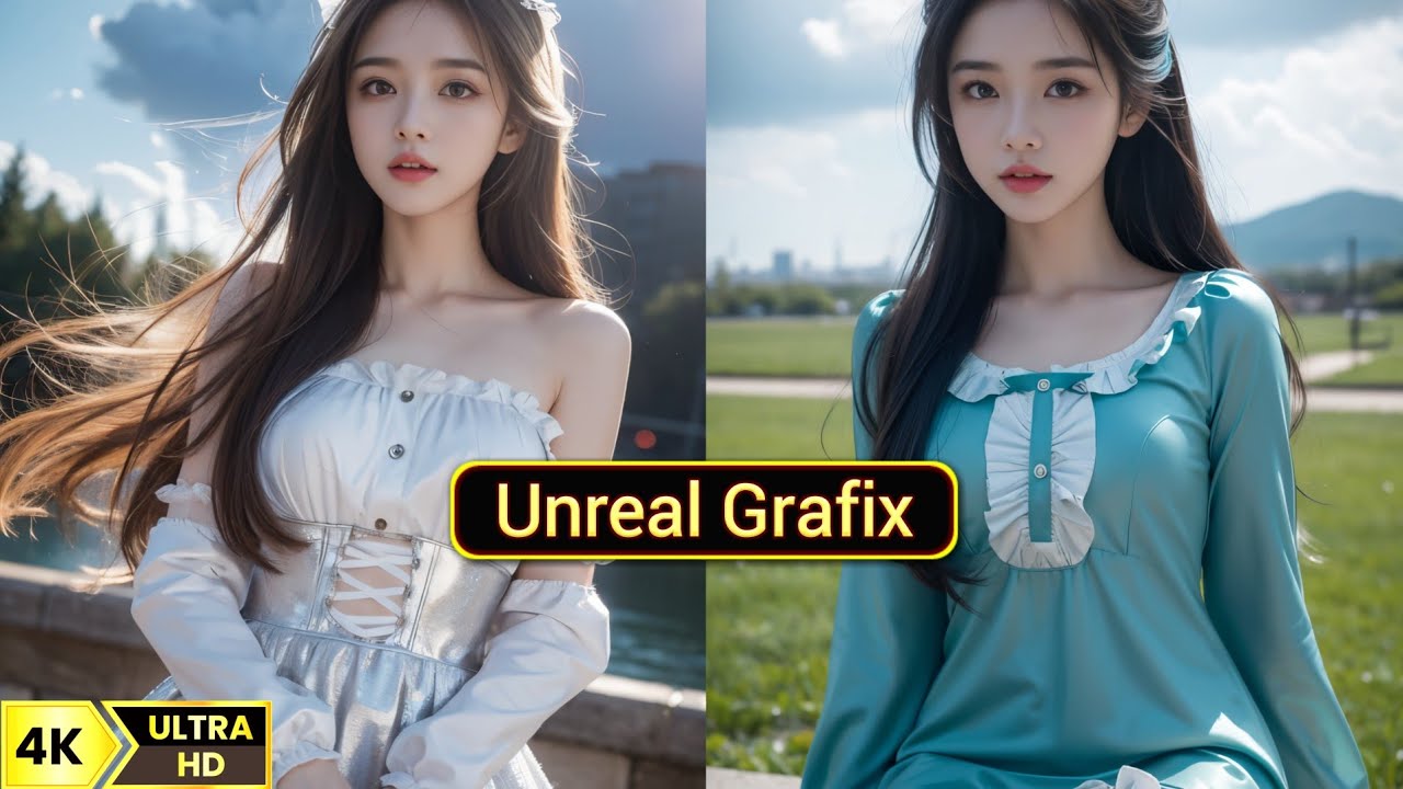 4K Ai Lolita Costume Lookbook Part 2 @UnrealGrafix - YouTube