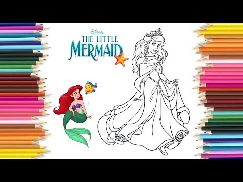 Coloring Princess Ariel | Disney Princess | Coloring Pages | @RismART ...