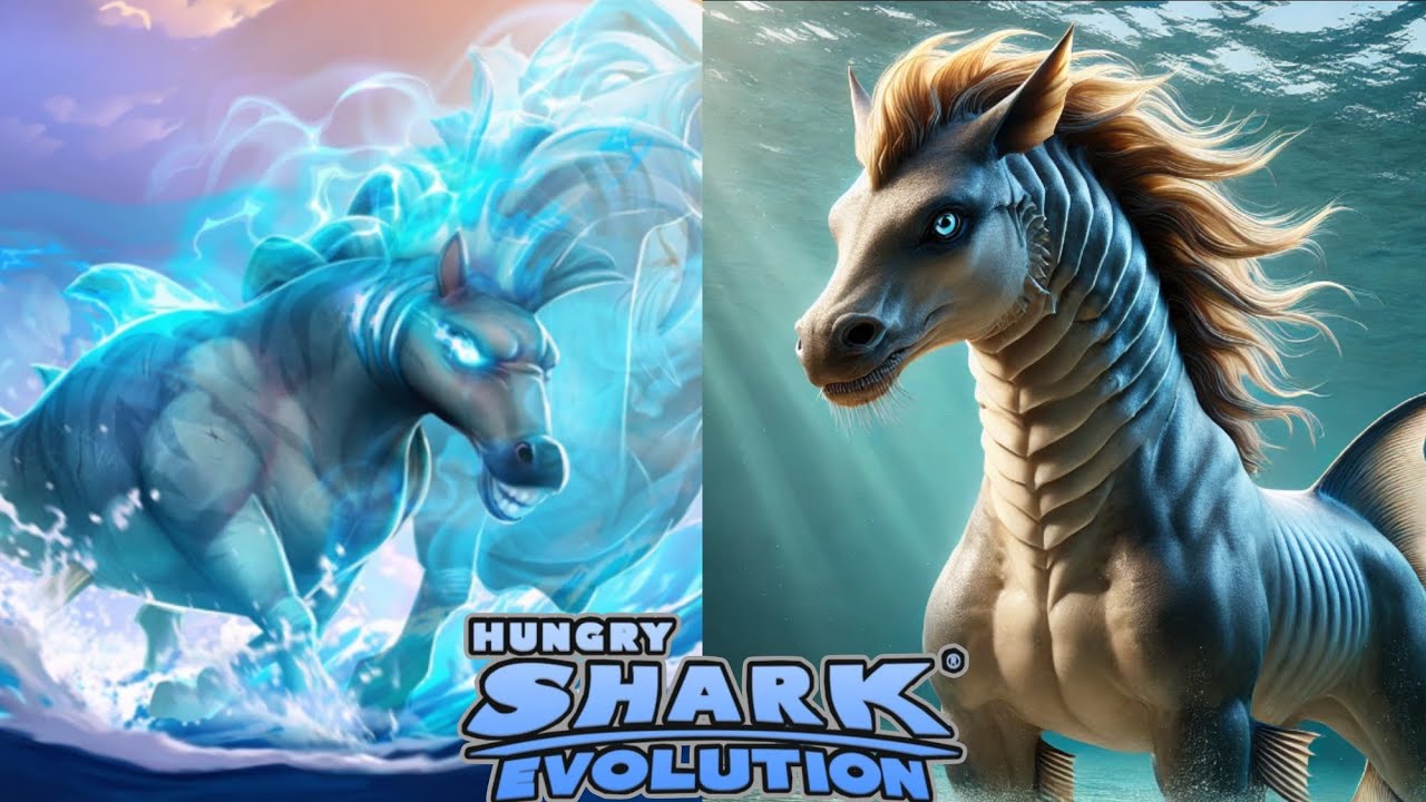 SHARK HORSE AND SHARK HORSE IN REAL LIFE - YouTube