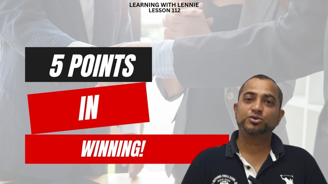 Lesson 112: 5 Points in Winning! - YouTube