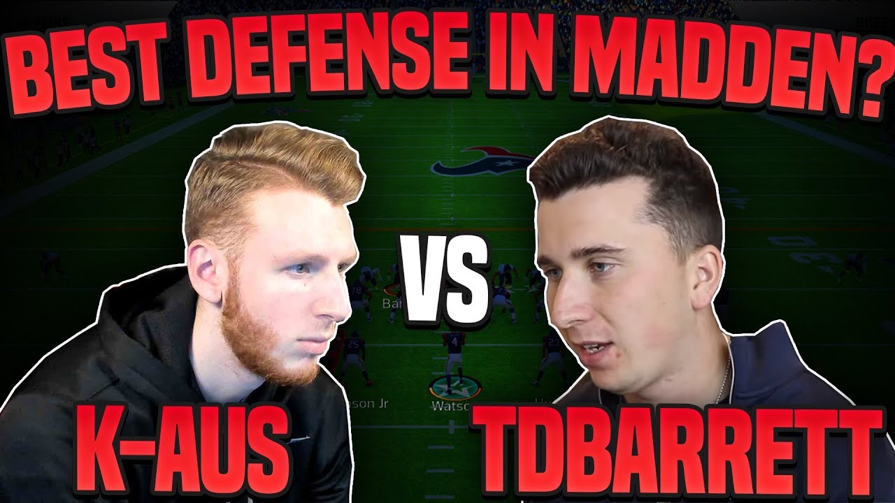 K-Aus vs TDBarrett | Best Defense in Madden 20! -Pro Madden Gameplay ...