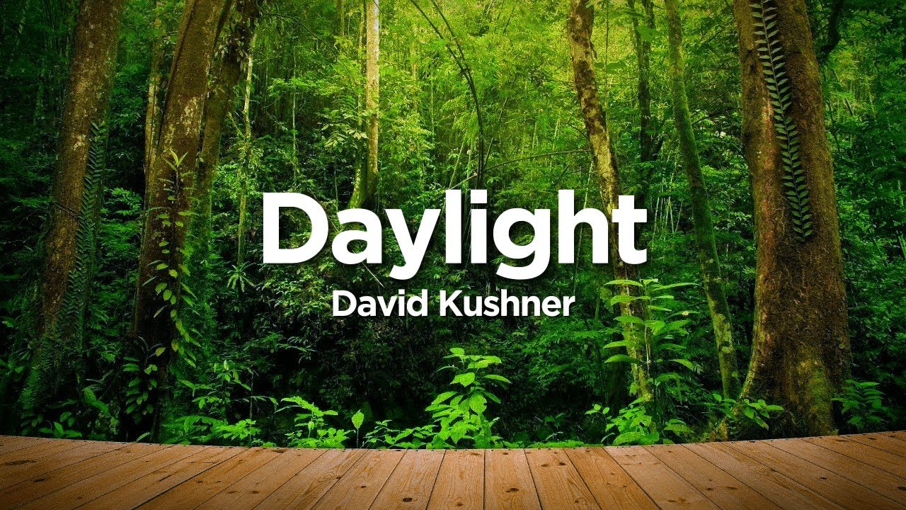 David Kushner - Daylight (Lyrics) - YouTube