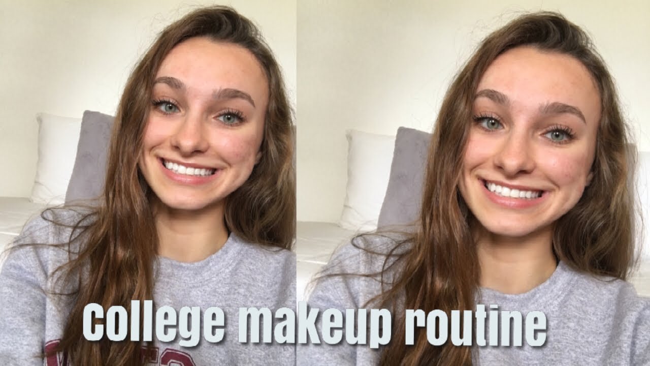 EVERYDAY COLLEGE MAKEUP ROUTINE! - YouTube
