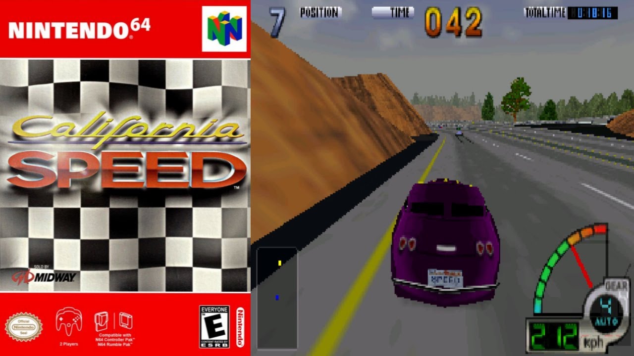 California Speed - N64 (Using Emulator) - YouTube