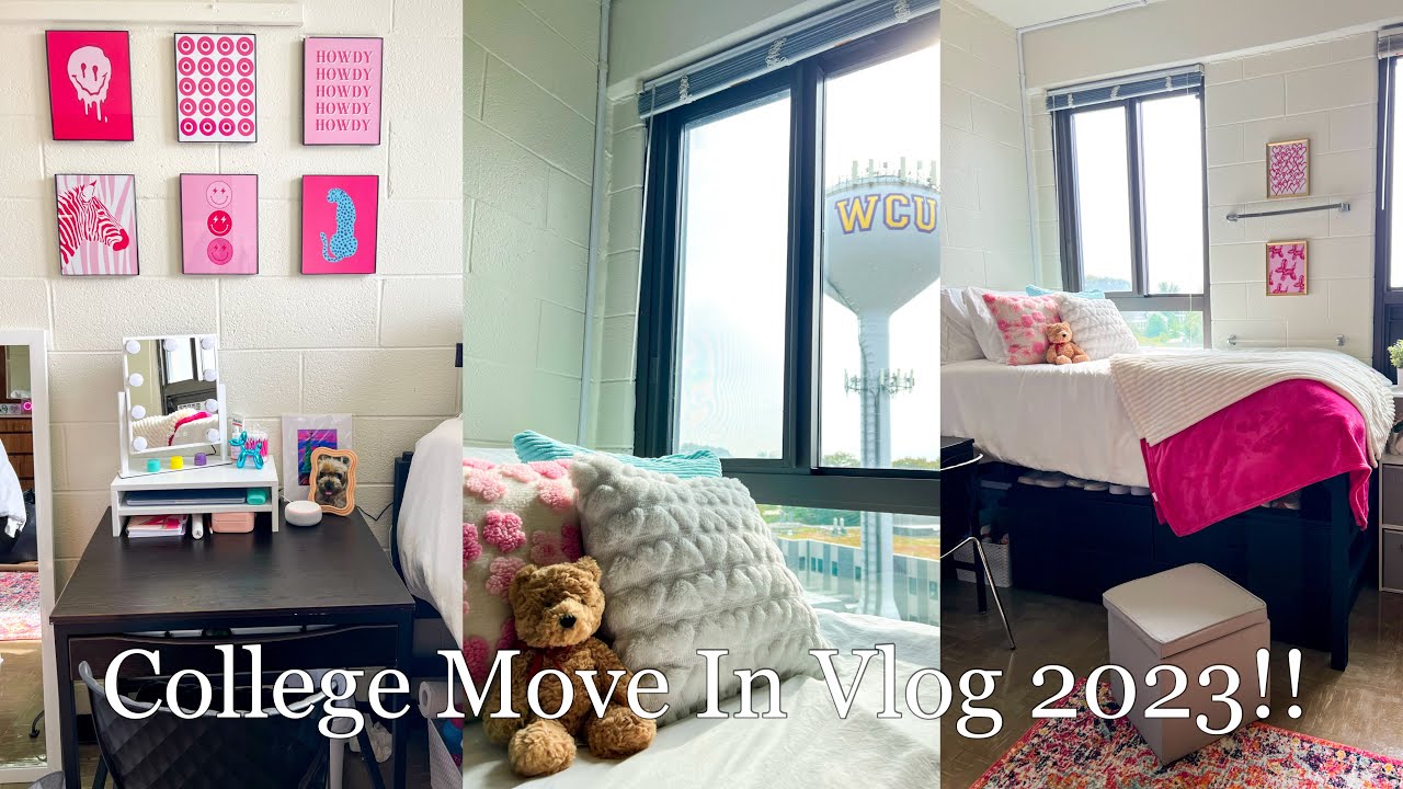 college move in vlog 2023! *freshman year* - YouTube