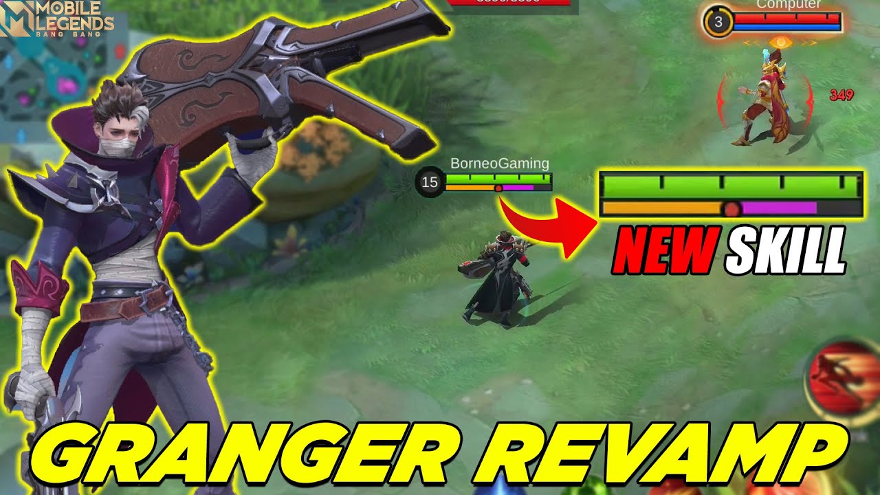 GRANGER REVAMP 2024, SKILL PASIF BARU PAKAI 2 BAR ENERGY! | MOBILE ...