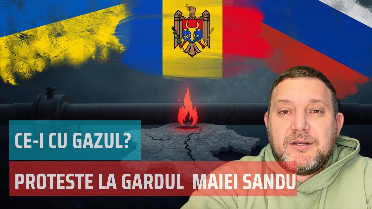 Proteste la gardul Maiei Sandu: Ce-i cu gazul? Ucrainenii frații noștri ...