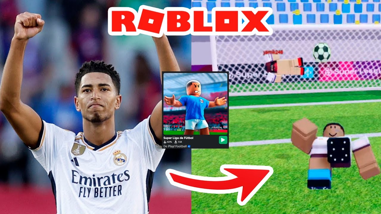 BELLINGHAM en SUPER LIGA de FUTBOL ROBLOX - YouTube