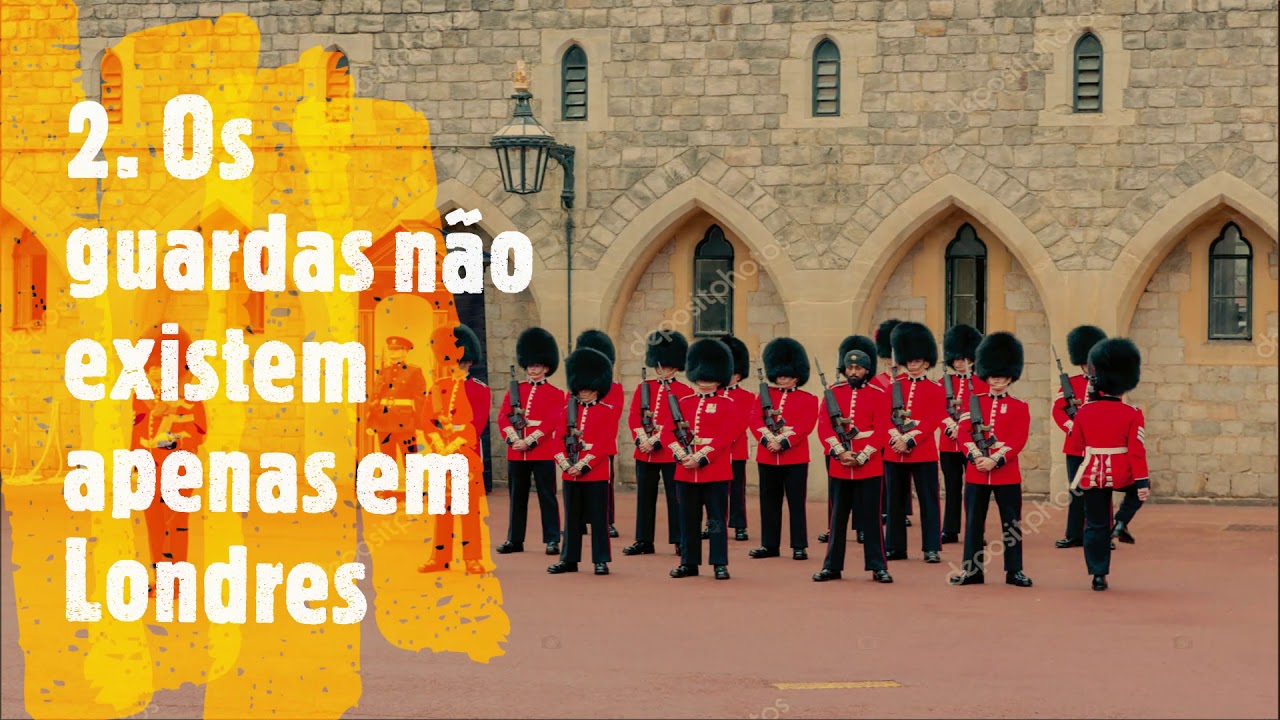 CURIOSIDADES SOBRE A GUARDA REAL INGLESA - YouTube