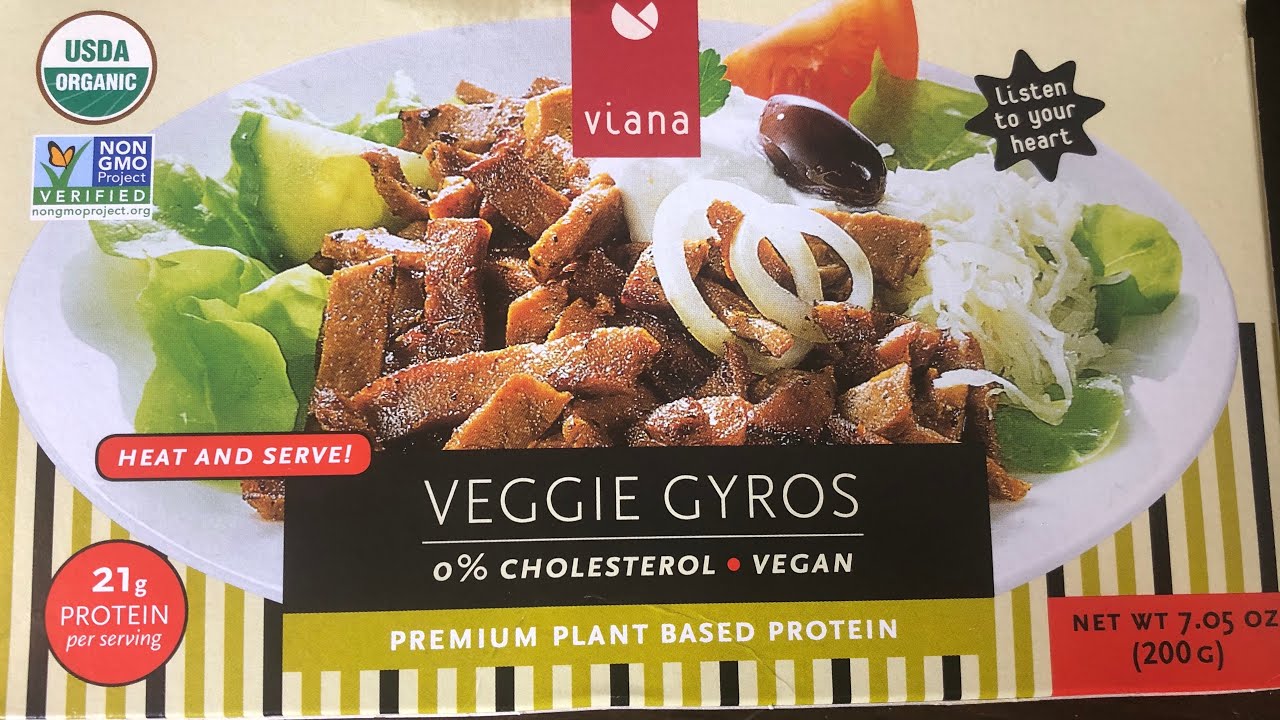 PlantBased Love Reviews: Viana Veggie Gyros - YouTube