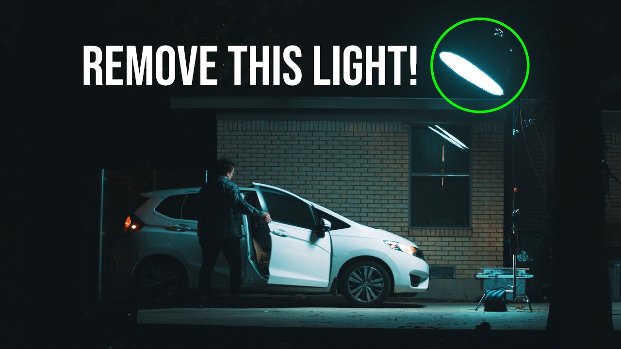 Lighting Exterior Night Shots with ONE LIGHT! | Filmmaking Tips - YouTube