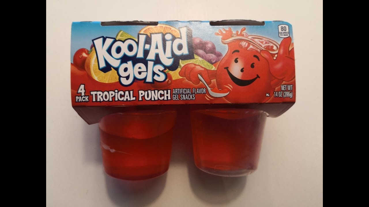 Stamp-E och Company testar godis: Kool-Aid Gels Tropical Punch - YouTube