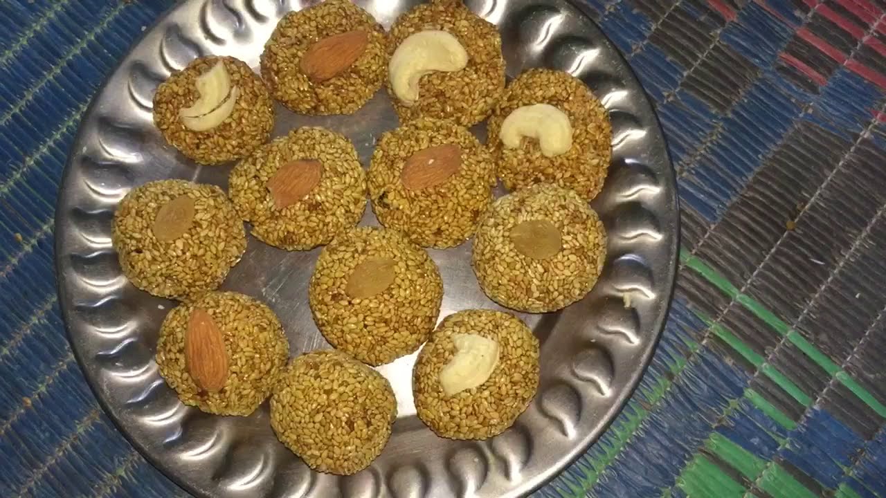 Til Ke Ladoo | Til Gur Ladoo Recipe | Winter Special Ladoo for Lohri ...