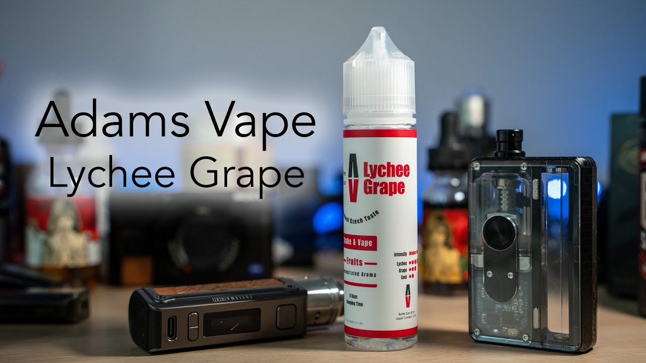 Adams Vape Lychee Grape - tohle šlo okamžitě do atomizéru 🤩🍇 - YouTube