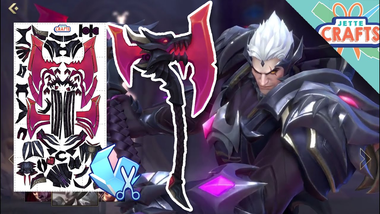 God King Darius Axe Wild Rift | Pepakura Pattern PDO - YouTube