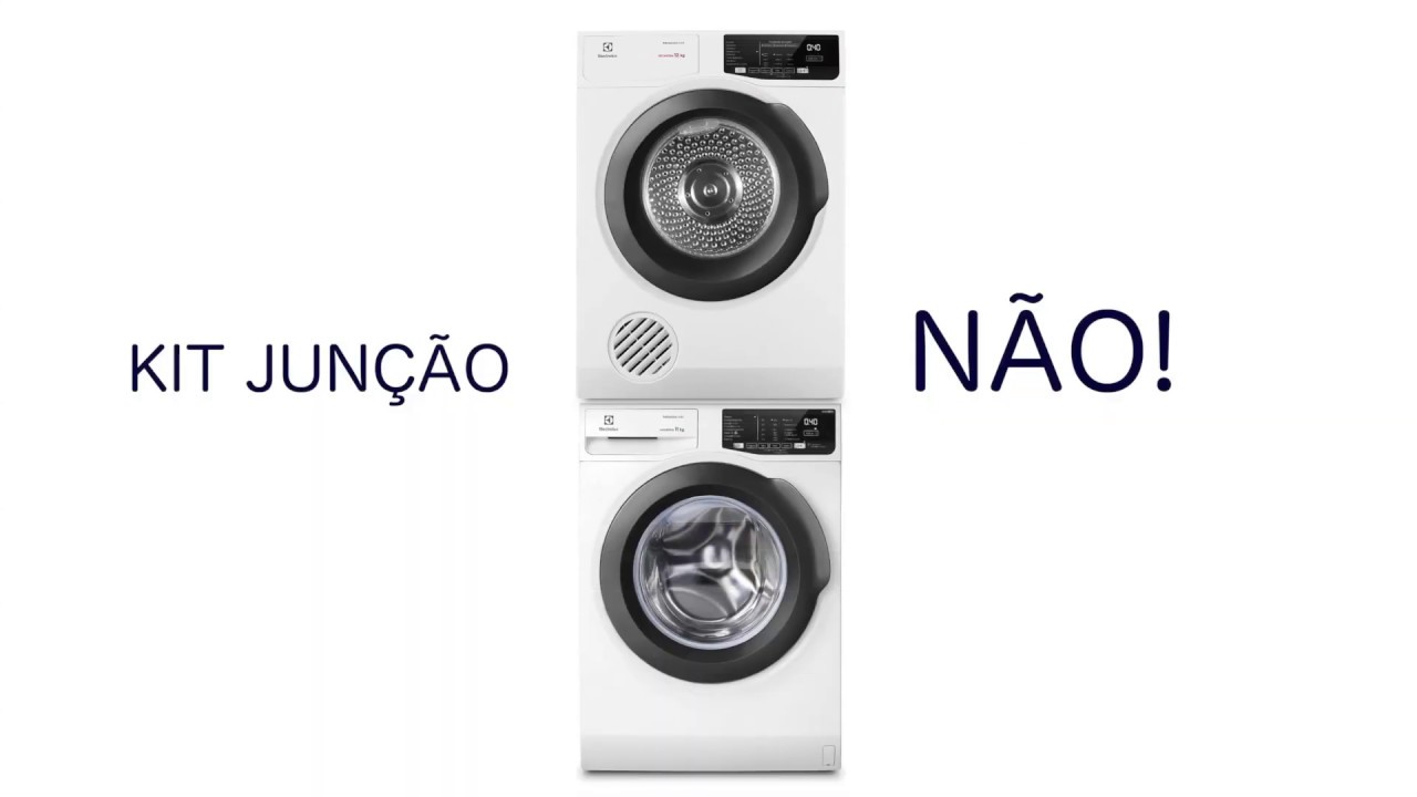 Lavadora LFE11 e Secadora SFP12 - KIT JUNÇÃO NÃO - YouTube