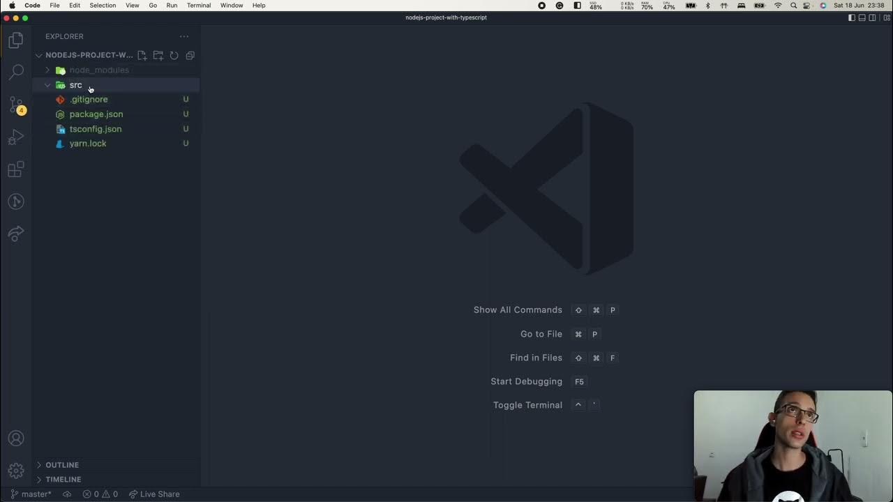 #1 Setup - Node.js Project with TypeScript - YouTube