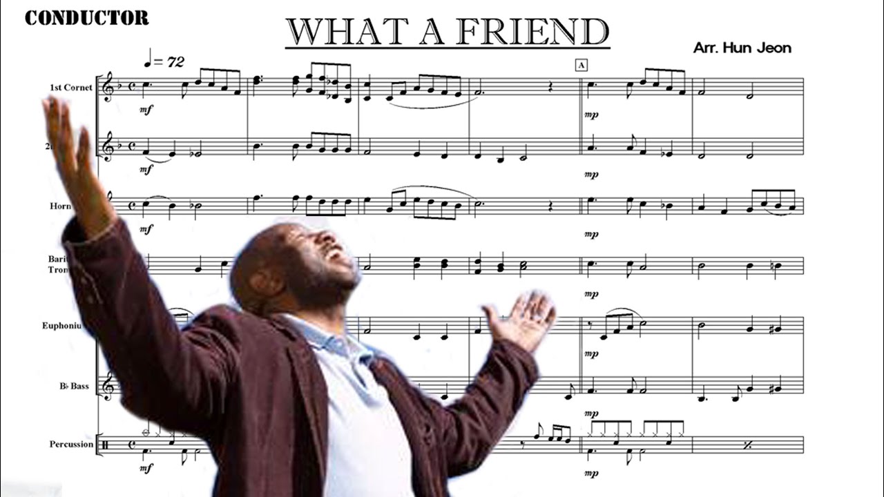 What a friend (Small Brass Band Arrangement) 【Membership Only】 - YouTube