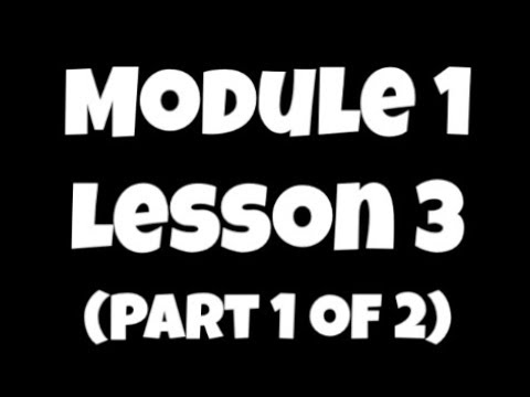4th Grade: Module 1: Lesson 3: Part 1 - YouTube