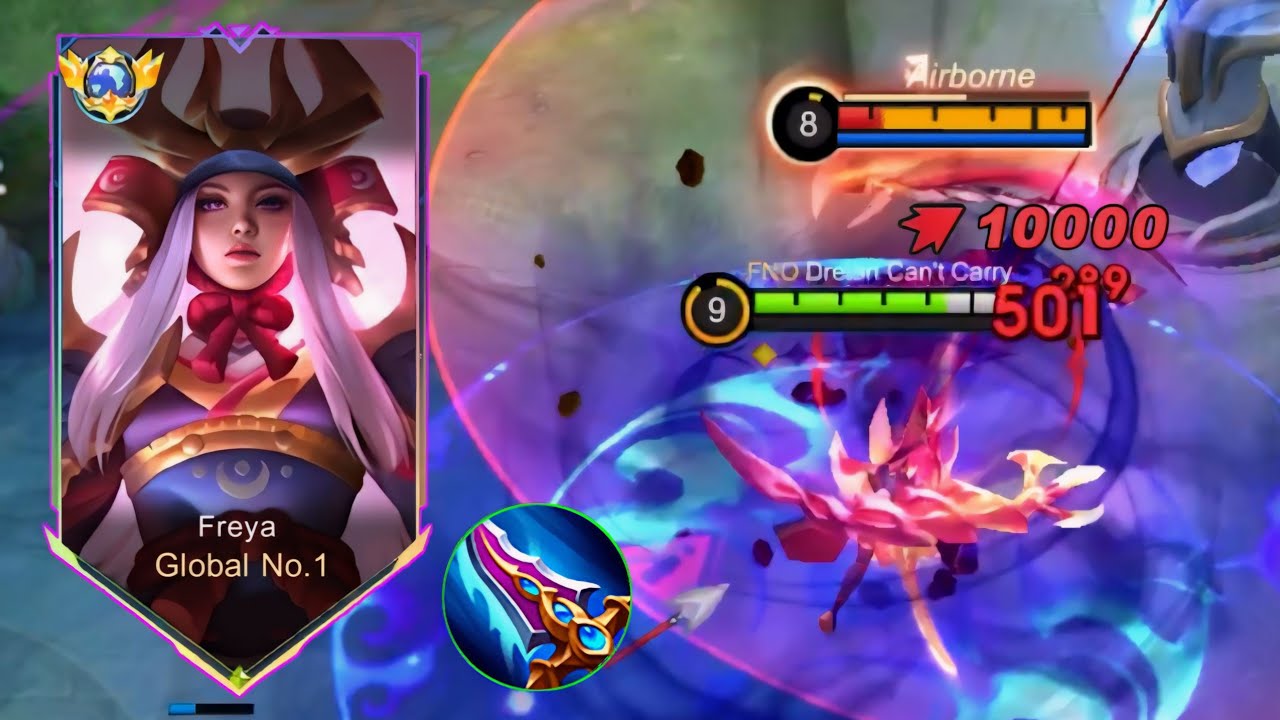 NEW BURST ONE SHOT BUILD FREYA IS HERE!!! ( MUST TRY ) FREYA BEST BUILD ...