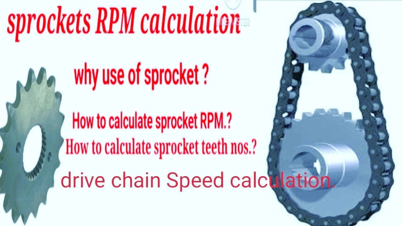 sprocket ##rpm ##$ calculation . - YouTube