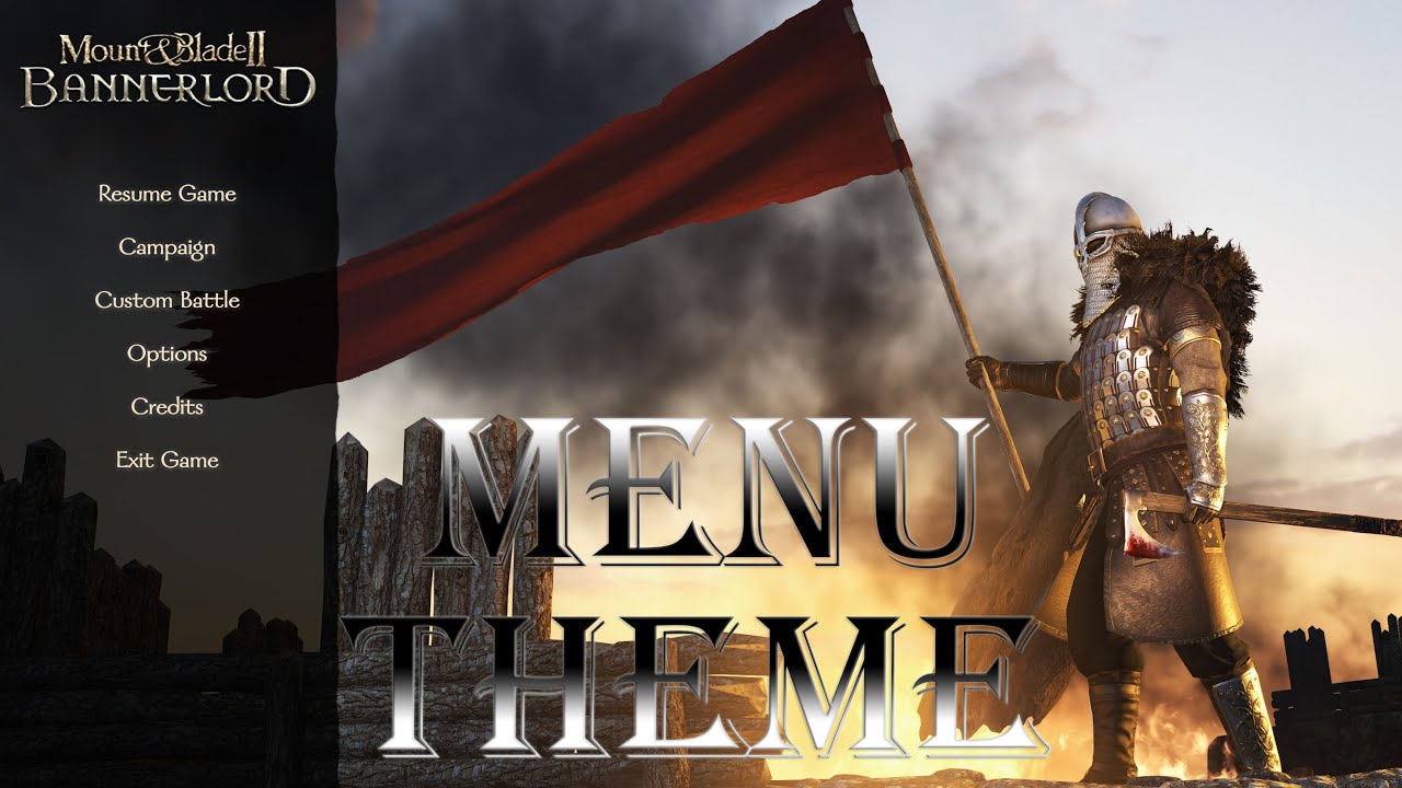 Mount & Blade II Bannerlord main menu theme - YouTube