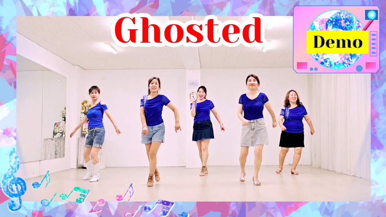 Ghosted Line Dance(Intermediate) - YouTube