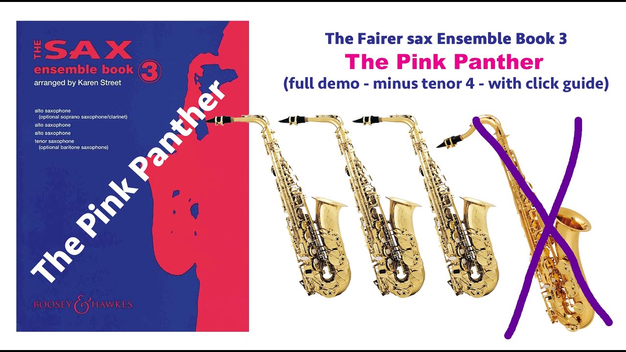 The Pink Panther - MINUS tenor/bari 4 & click track (The Fairer Sax ...