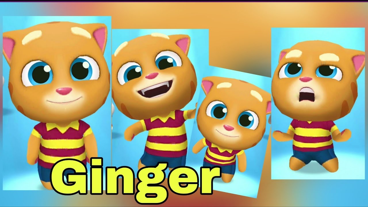 Talking Tom Ginger Gold Run Gameplay Youtube