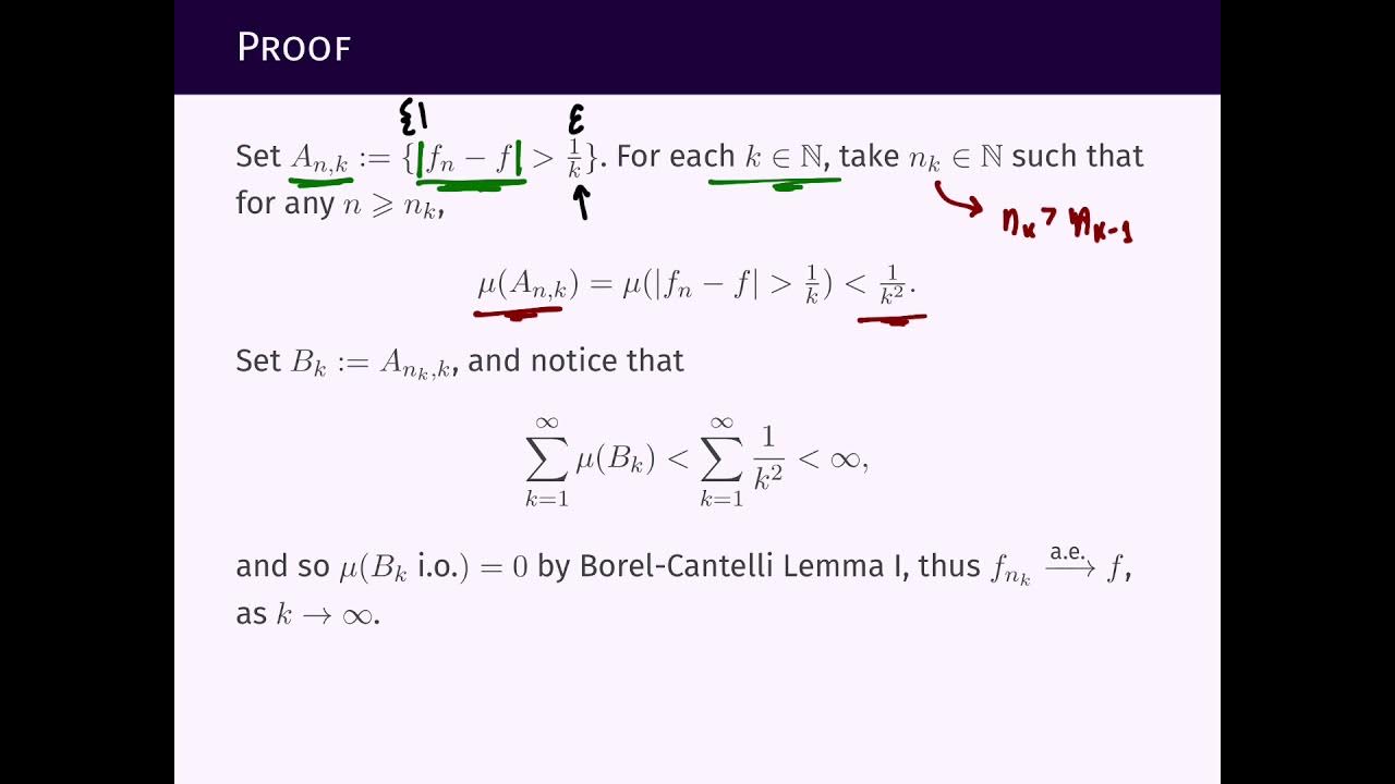ST342 093 Almost sure convergence and subsequences 1 of 2 - YouTube