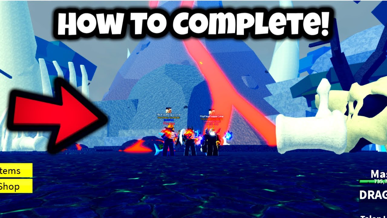 How To Complete The Volcano Island In Blox Fruits! - YouTube
