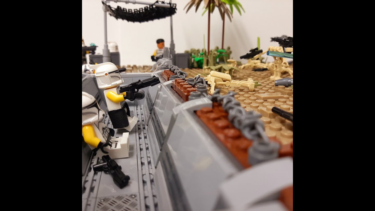 Lego Star Wars Moc Republic outpost - YouTube