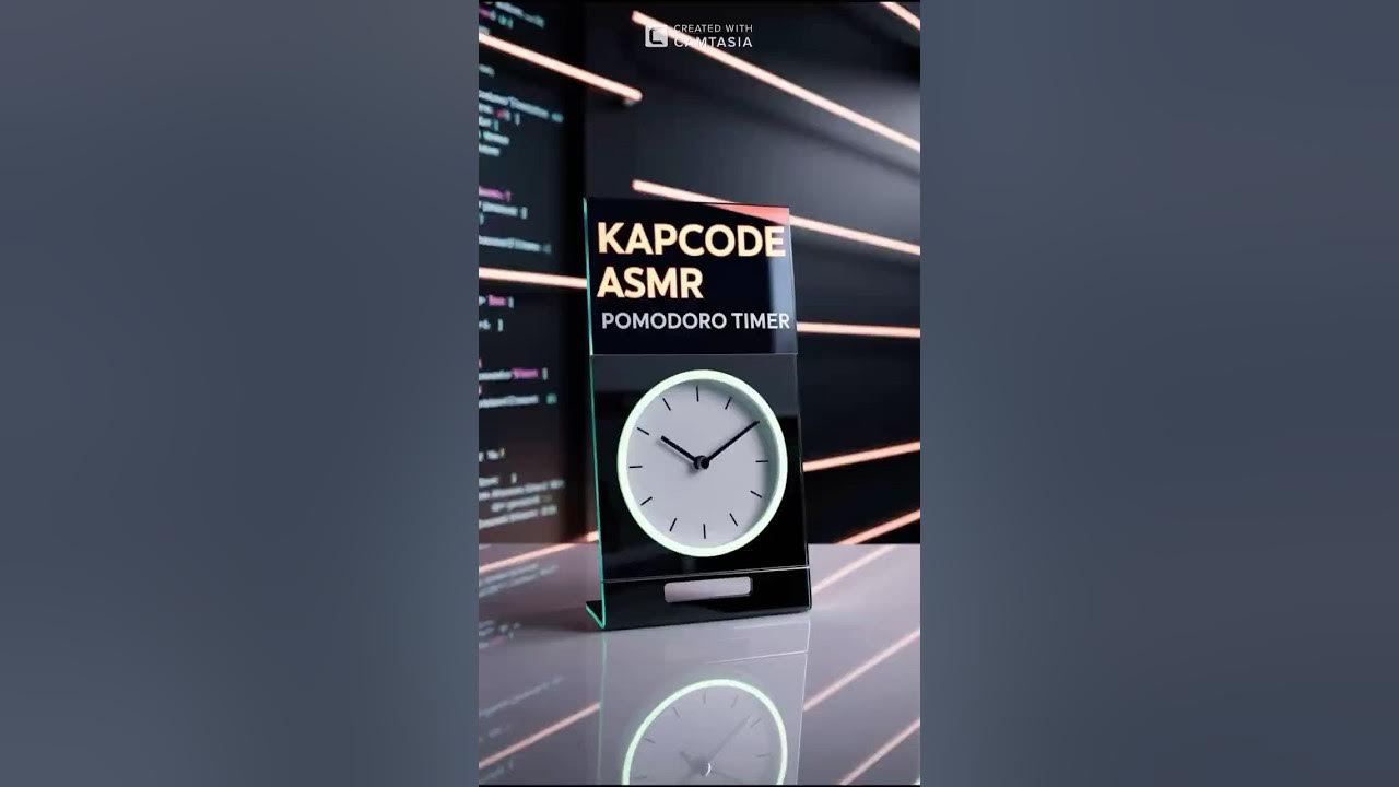 Pomodoro Timer | Html-Css-JavaScript | KapCode ASMR | No Talking Part-2 - YouTube