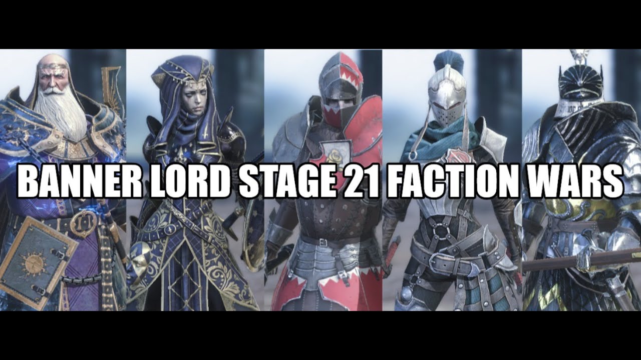 Banner Lord Faction Wars Stage 21 Auto | Raid Shadow Legends - YouTube