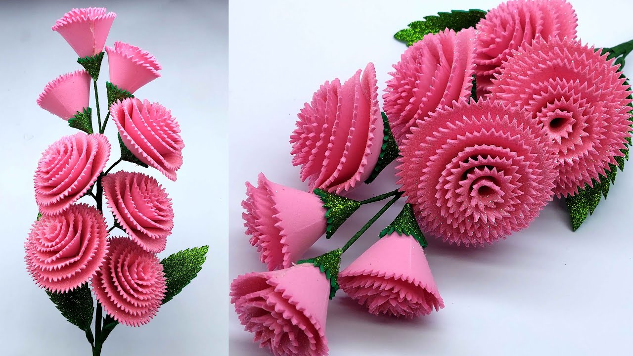 Easy and beautiful flower - Flower decoration ideas at home - Home ...