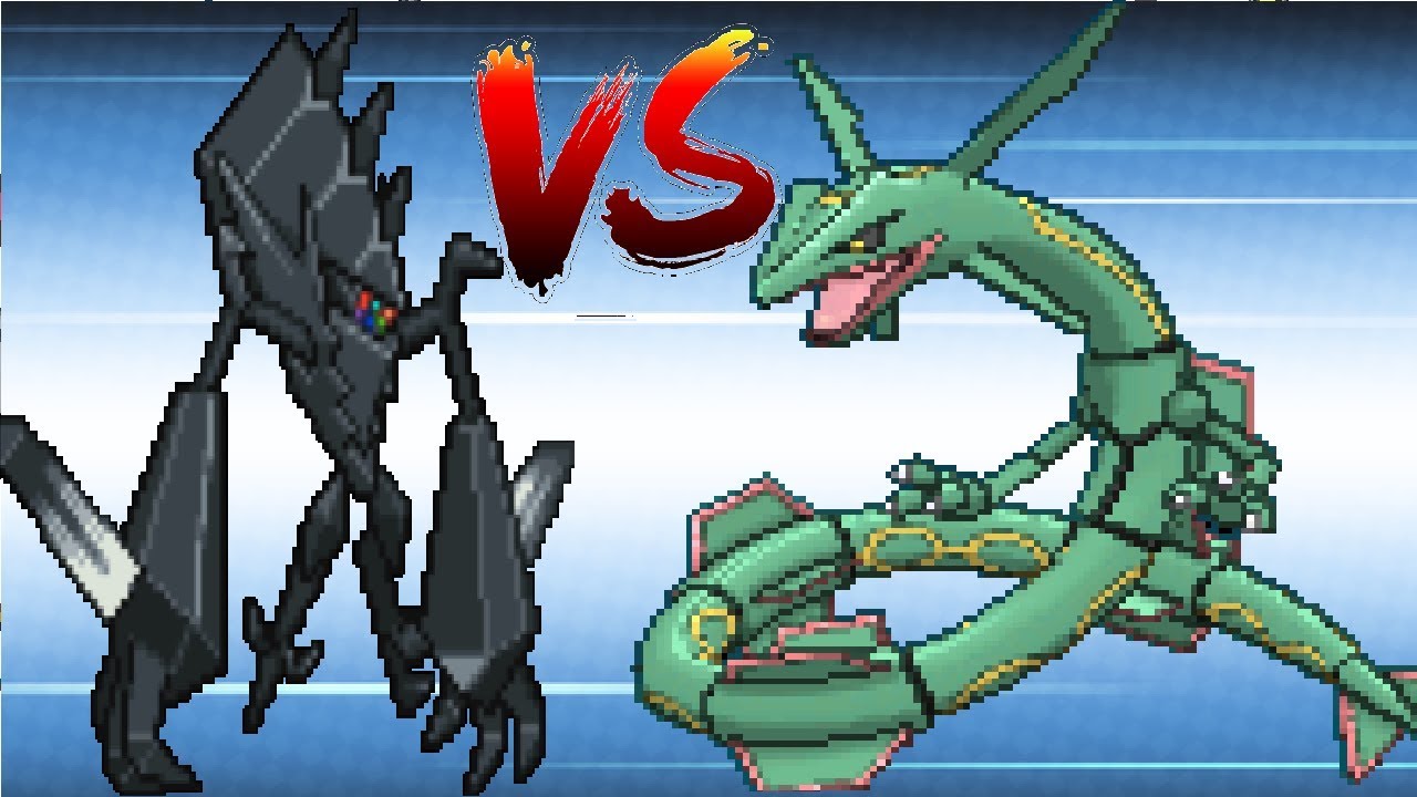 Pokemon Necrozma & Solgaleo & Lunala vs Rayquaza & Groudon & Kyogre ...